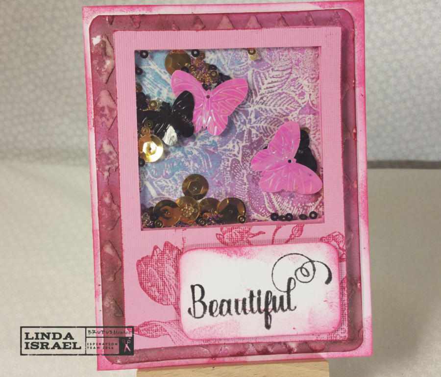 Cricut Beautiful Shaker Card