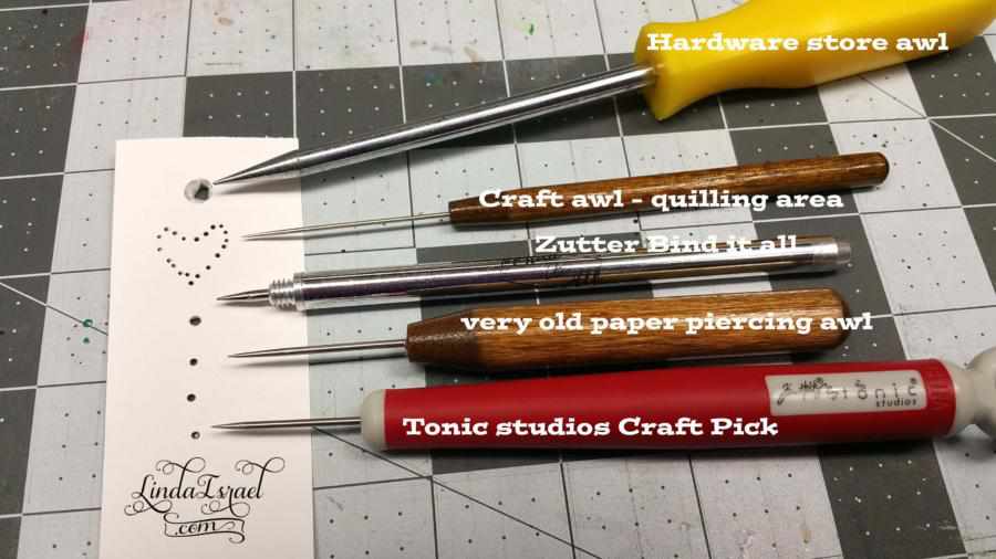 Info about awls for book binding