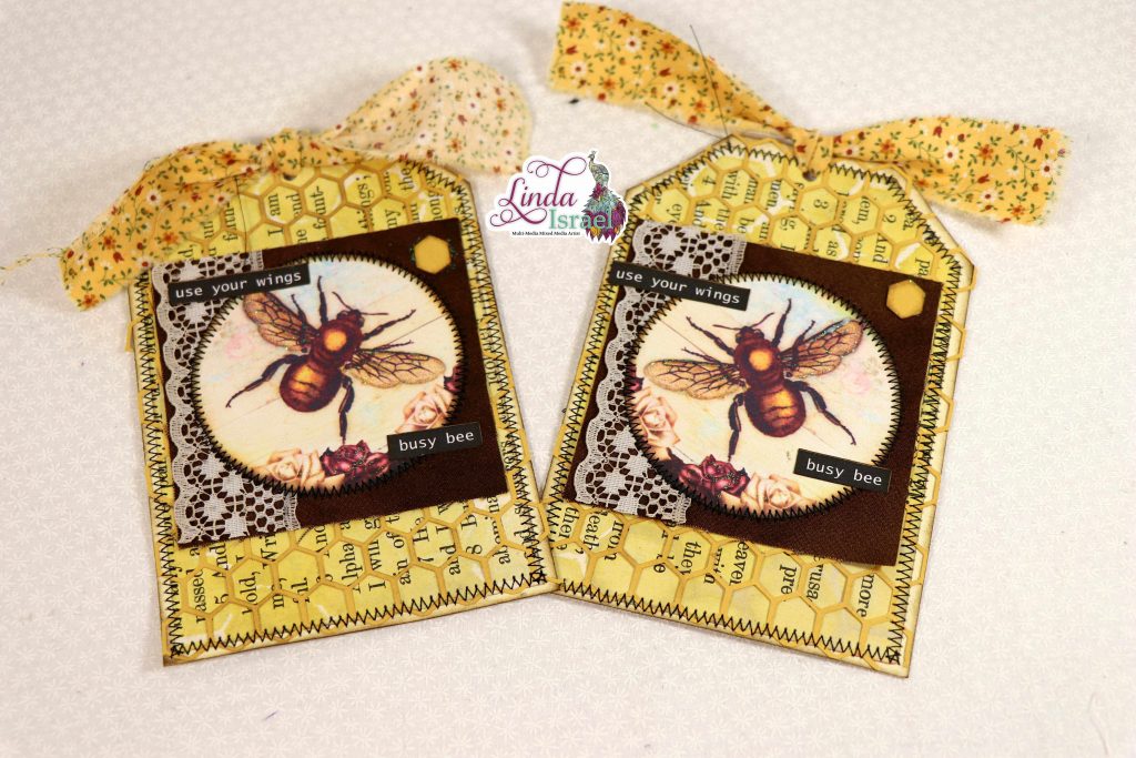 Vintage Bee Tag Tutorial