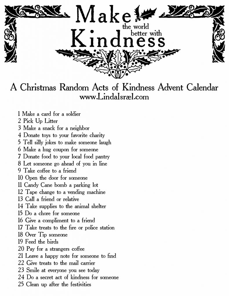 Advent Random Acts of Kindness Junk Journal