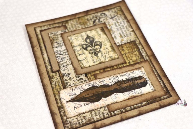 Book Pages into Journal Card Tutorial