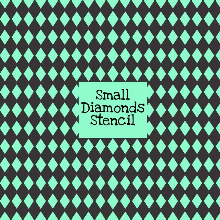 Small Diamonds Stencil