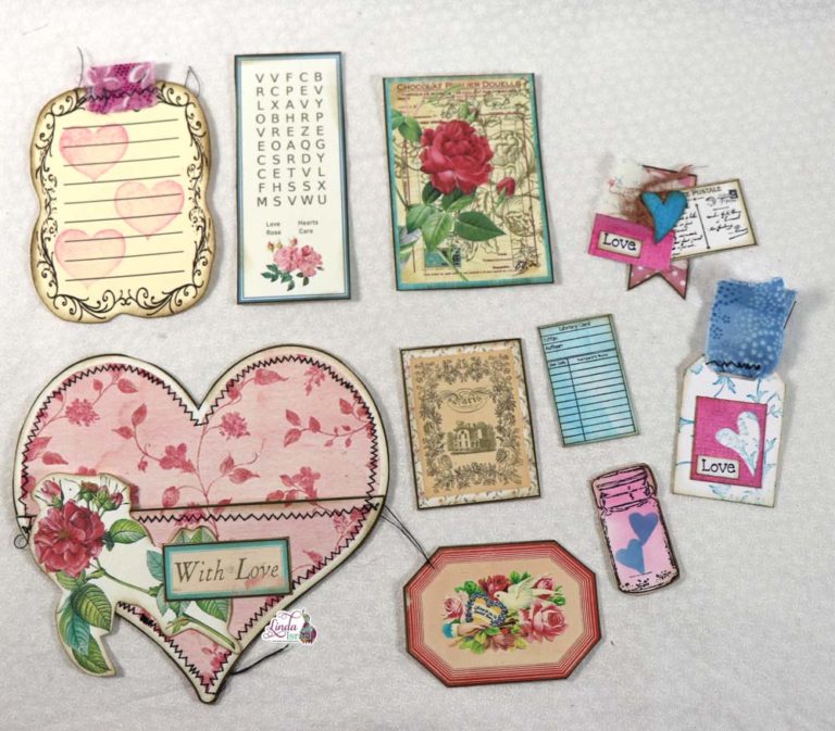 Creating Heart Journal Pages Cards and More