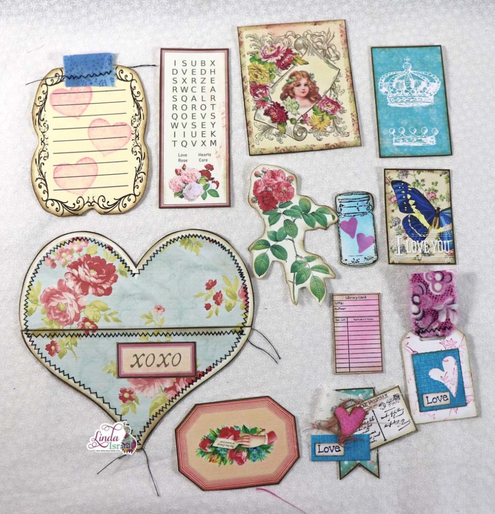 Creating Heart Journal Pages Cards and More
