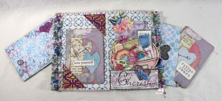 Creating Heart Journal Pages Cards and More