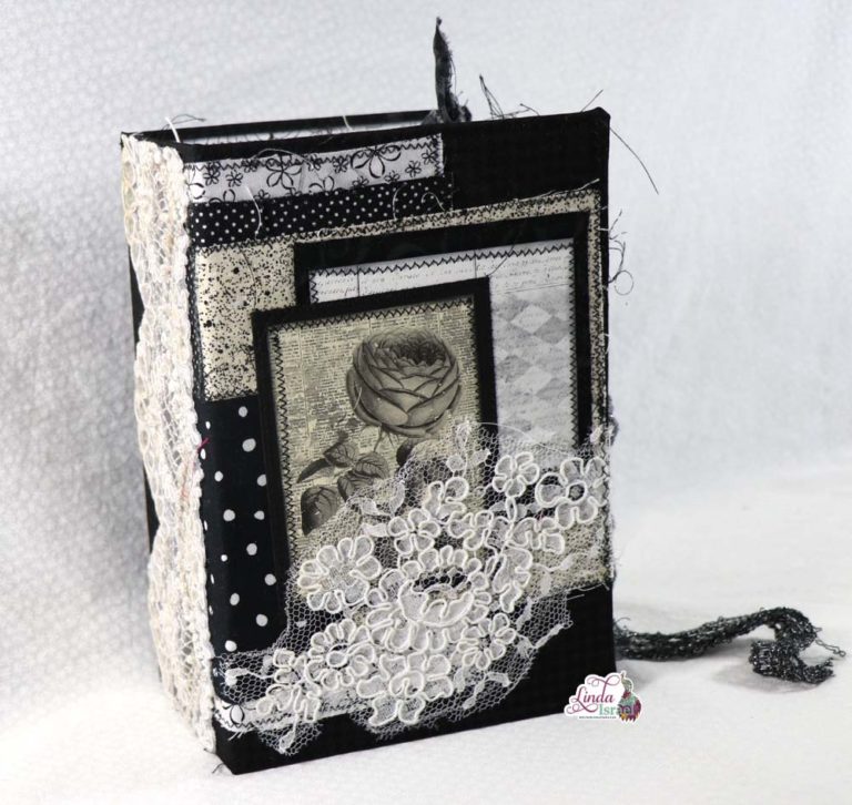 Monochrome Junk Journal Cover Tutorial