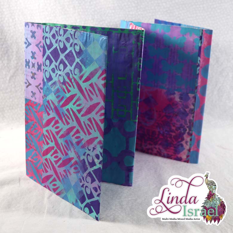 Creating a Mixed Media Folio Journal Base